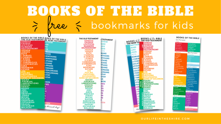 Books Of The Bible Book Mark - Bible Wisdom Hub