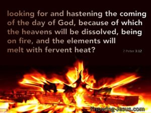God Will Destroy The Earth With Fire Bible Verse - Bible Wisdom Hub