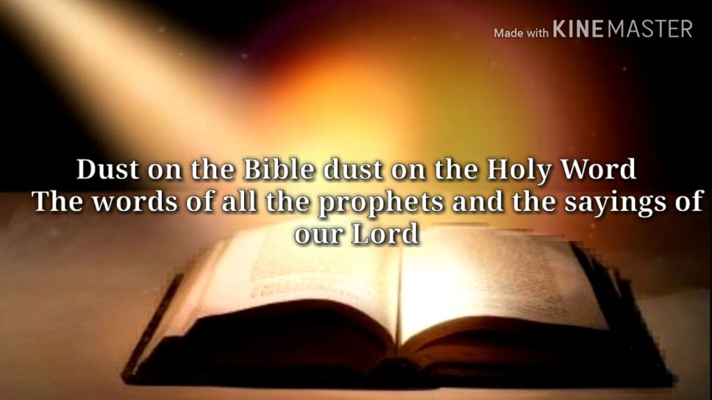 Lyrics To Dust On The Bible - Bible Wisdom Hub