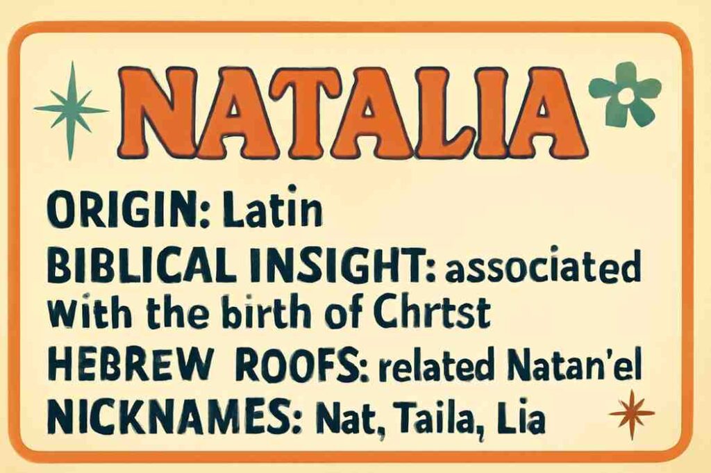 Meaning Of Natalia In The Bible - Bible Wisdom Hub
