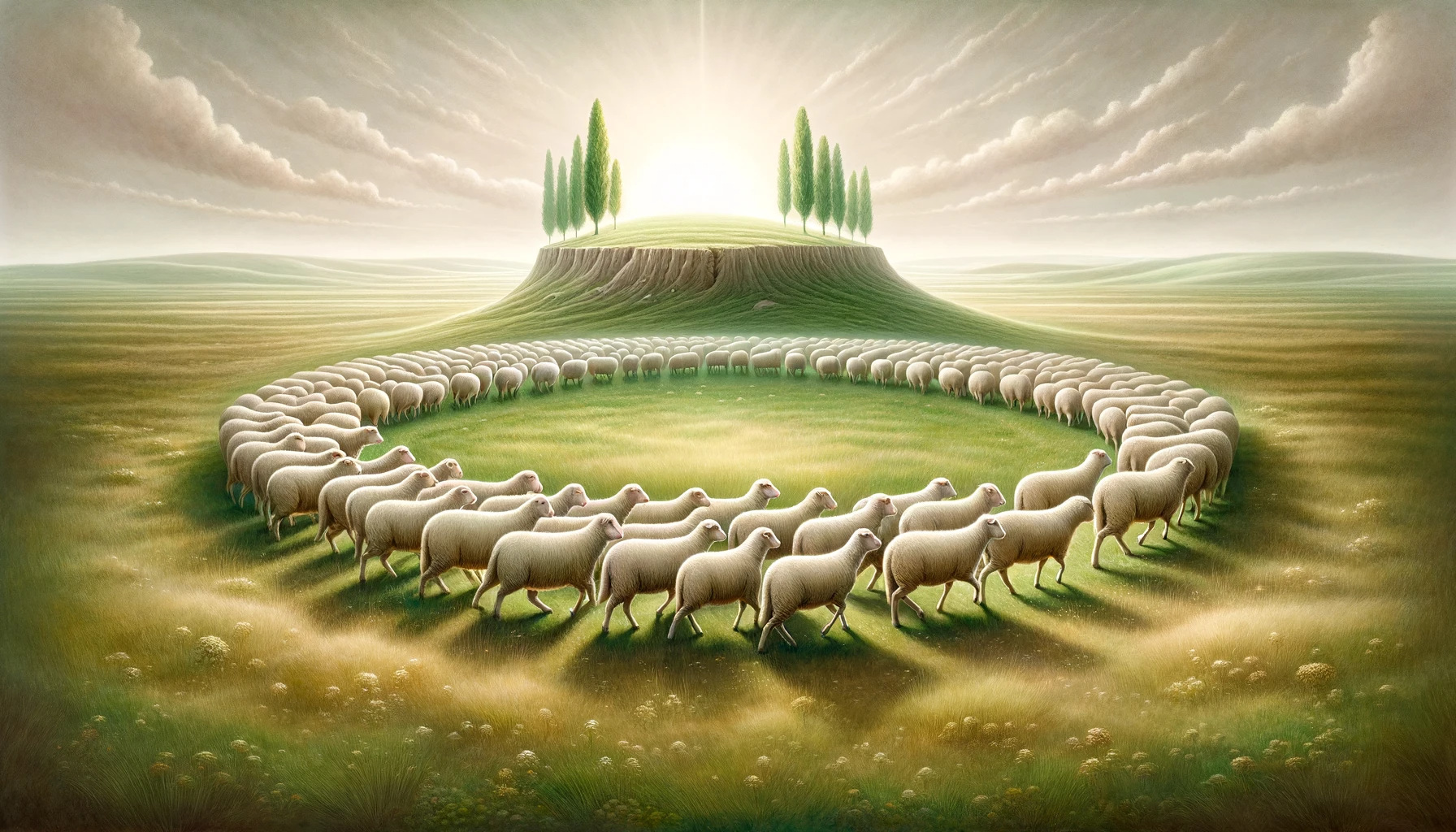 What Does The Bible Say About Sheep Walking In Circles - Bible Wisdom Hub